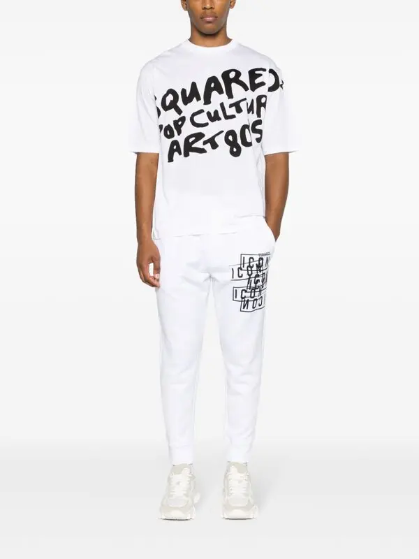 Dsquared2 Icon-print Cotton Track Pants