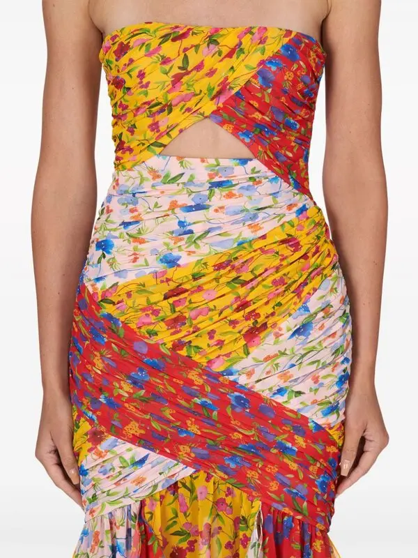 white christmas dresses Cut Out Maxi Dress with Sailor Collar-Sundown 8 main image 0