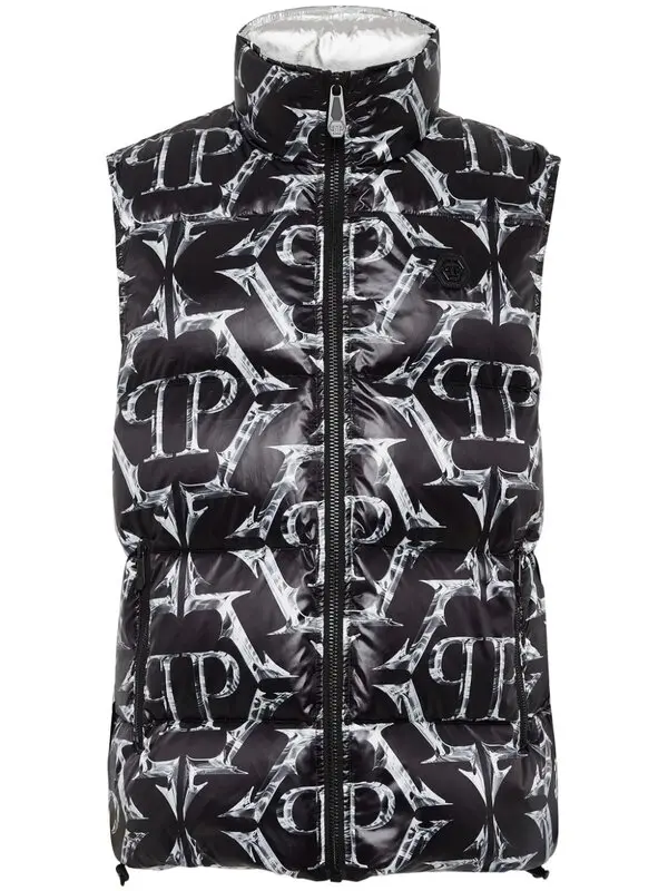 Philipp Plein Logo-print Padded Gilet