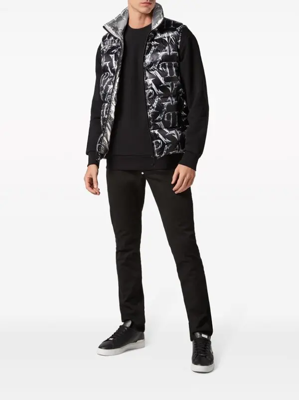 Philipp Plein Logo-print Padded Gilet