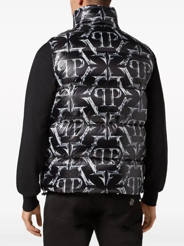 Philipp Plein Logo-print Padded Gilet