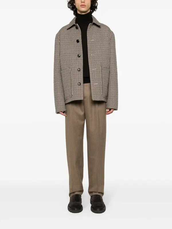 FILERIA Roll-neck Virgin Wool Jumper - Brown
