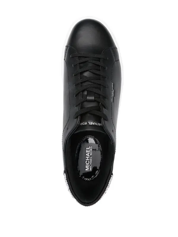 Michael Kors Logo-print Leather Sneakers