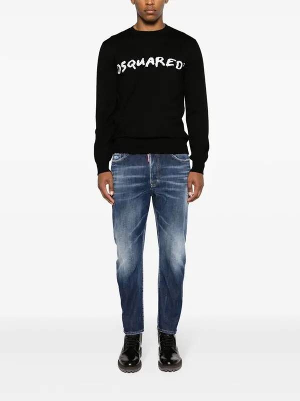 Dsquared2 Mid-rise Straight-leg Jeans