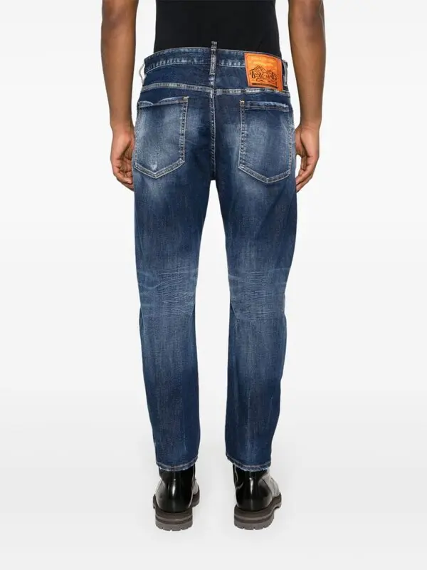 Dsquared2 Mid-rise Straight-leg Jeans