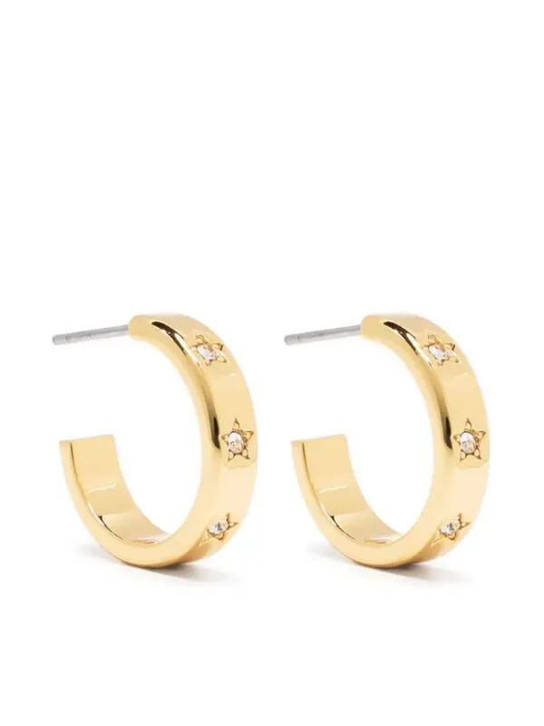 Kate Spade New York Star Hoop Earrings - Gold