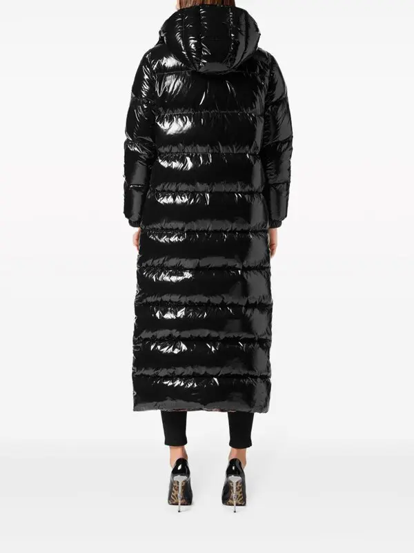 Philipp Plein High-shine Padded Jacket - Black
