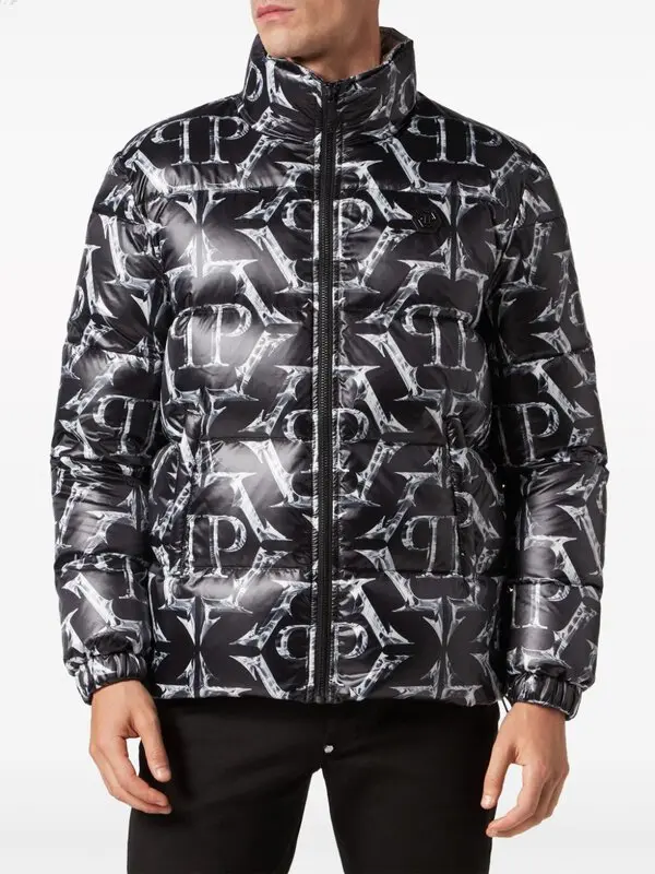 Philipp Plein Logo-print Padded Jacket