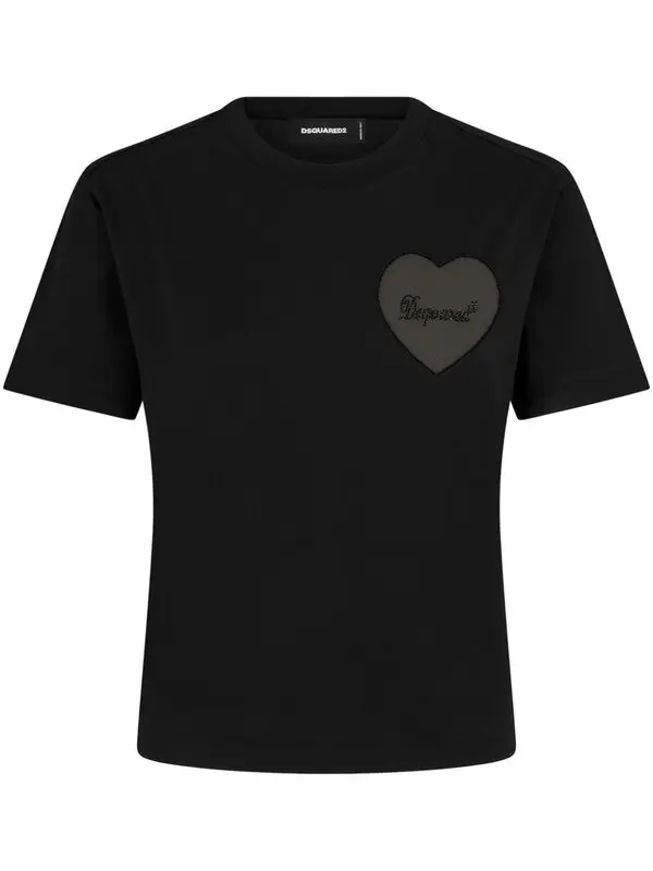 Dsquared2 Logo-appliqué Cotton T-shirt