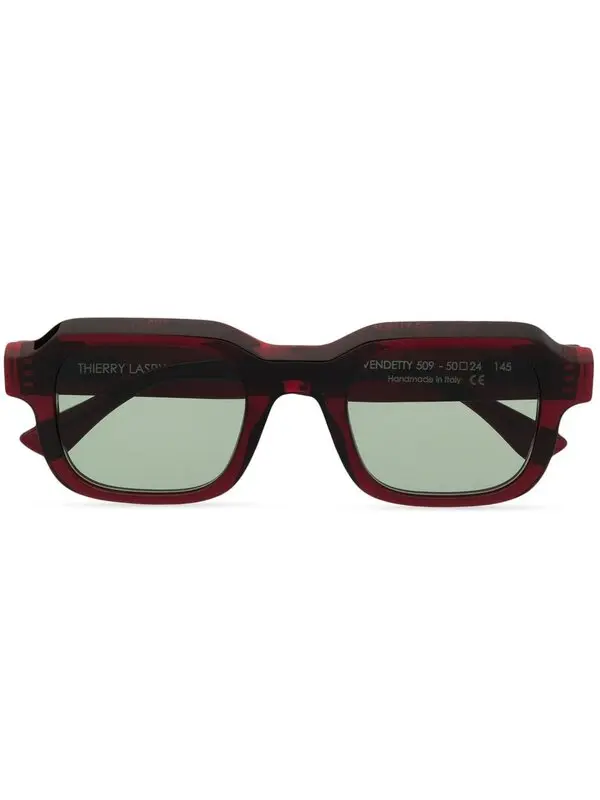 Thierry Lasry Vendetty Square-frame Sunglasses - Red