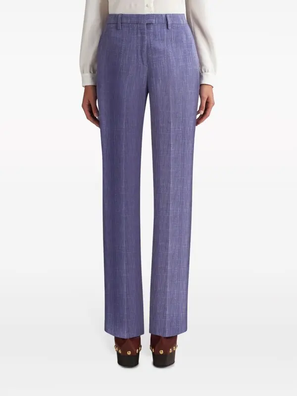 Etro Slub-texture Tailored Trousers