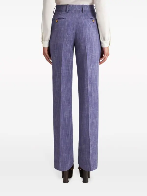 Etro Slub-texture Tailored Trousers