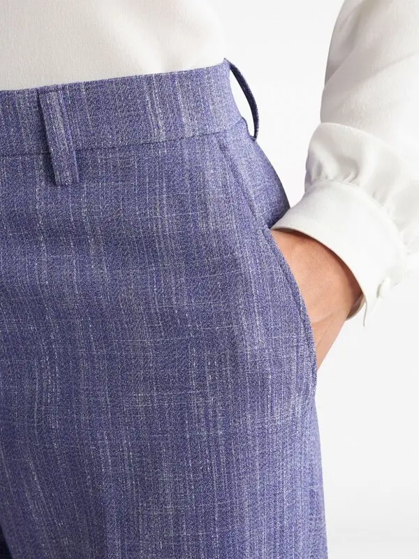 Etro Slub-texture Tailored Trousers