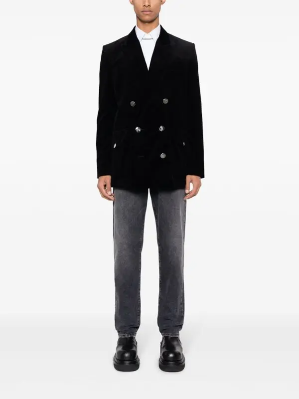 Balmain Double-breasted Corduroy Blazer