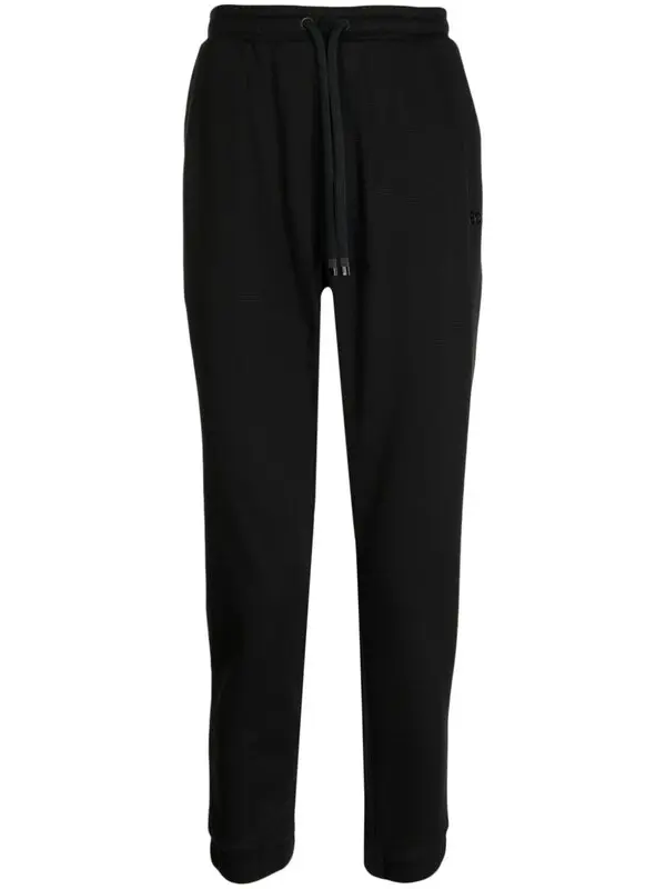 BOSS Stripe-detail Cotton Track Pants