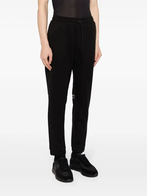 BOSS Stripe-detail Cotton Track Pants
