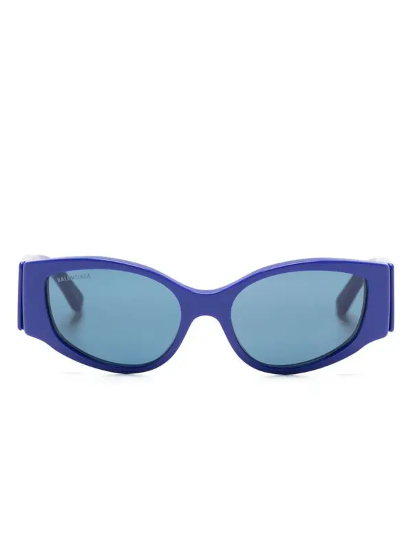 Balenciaga Round-frame Sunglasses - Blue