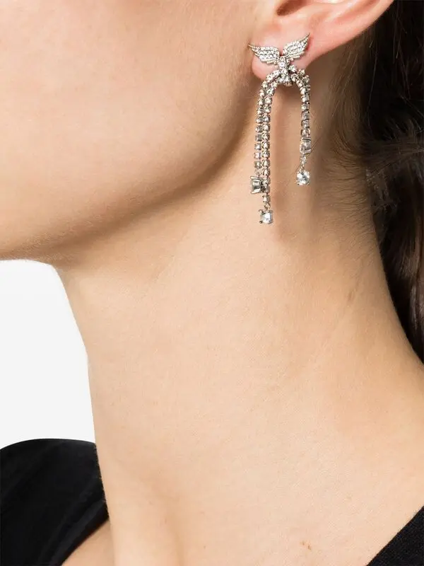 Zadig&Voltaire Crystal-embellished Drop Earrings
