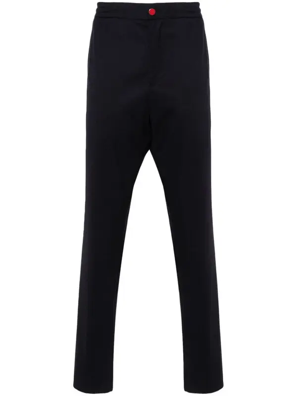 Kiton Logo Patch Trousers