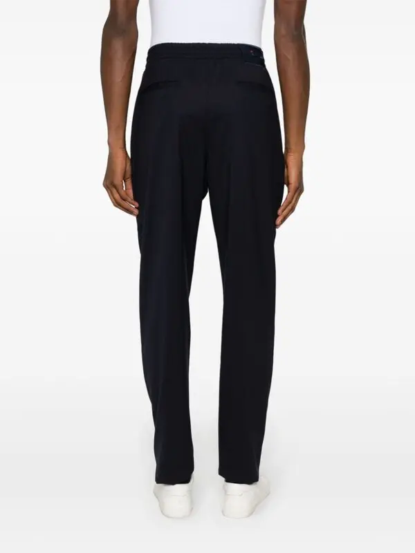 Kiton Logo Patch Trousers
