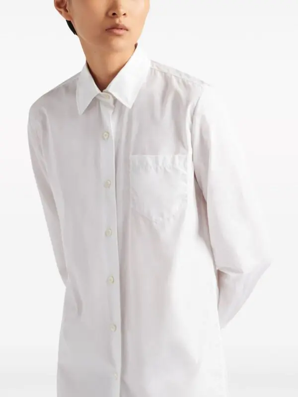 Prada Cotton Shirt Minidress