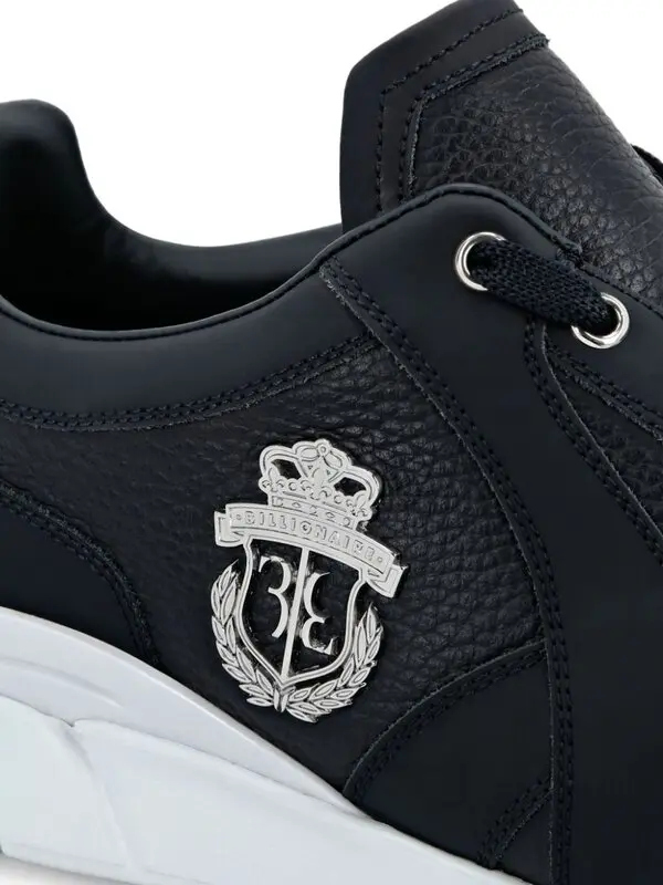 BILLIONAIRE Runner Crest-motif Sneakers