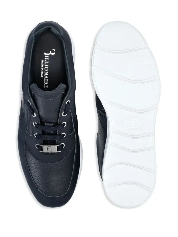 BILLIONAIRE Runner Crest-motif Sneakers