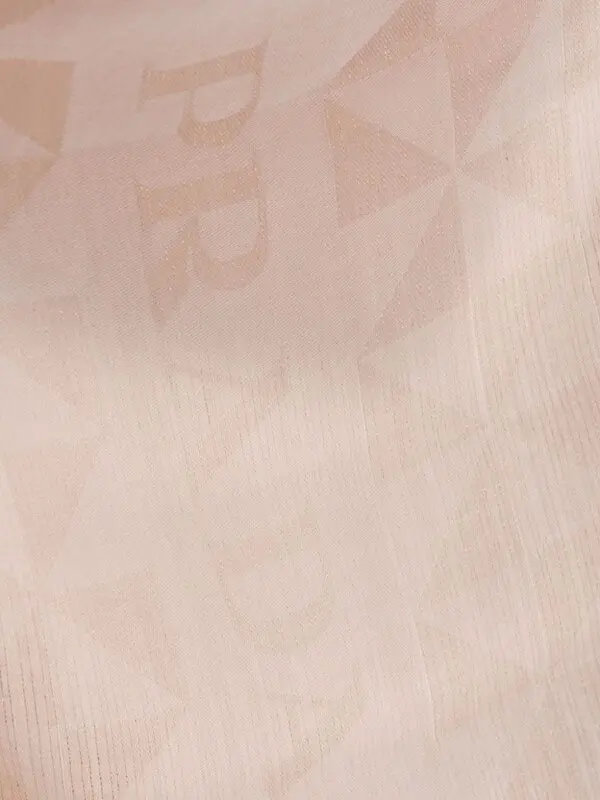 Prada Logo-jacquard Scarf - Pink