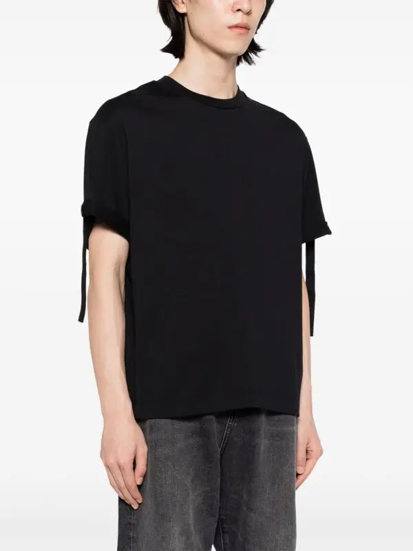 Neil Barrett Buckle-strap Cotton T-shirt
