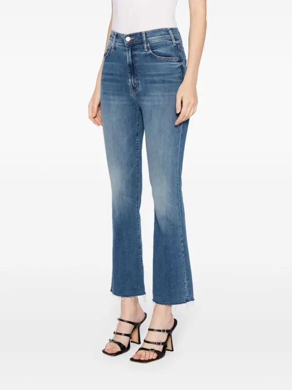 MOTHER Bootcut Cropped Jeans