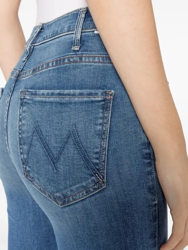 MOTHER Bootcut Cropped Jeans
