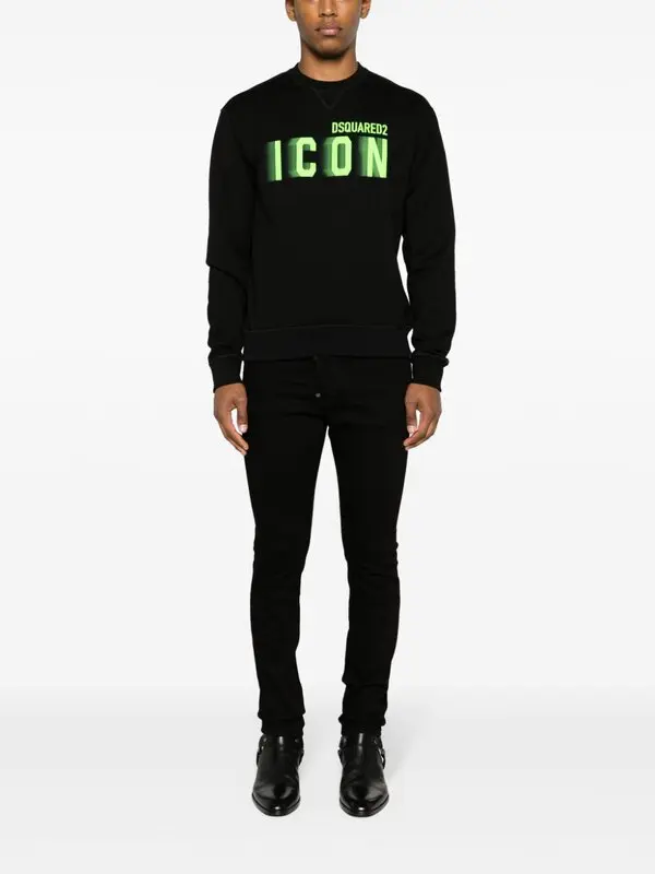 Dsquared2 Icon-print Cotton Sweatshirt