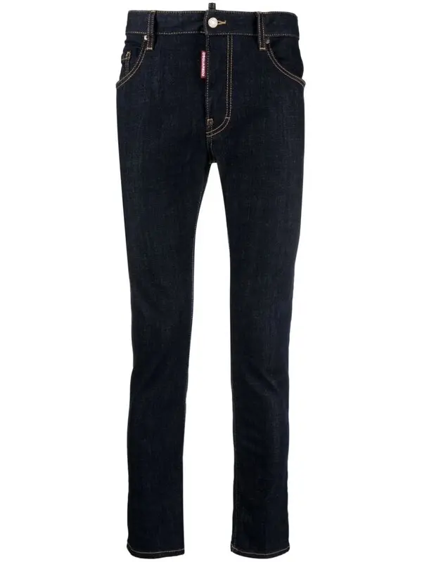 Dsquared2 Mid-rise Skinny Jeans - Blue