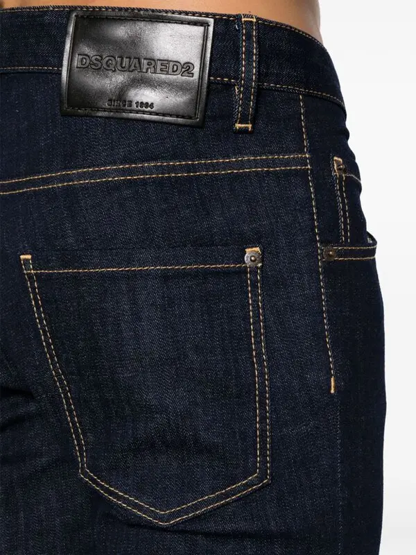 Dsquared2 Mid-rise Skinny Jeans - Blue