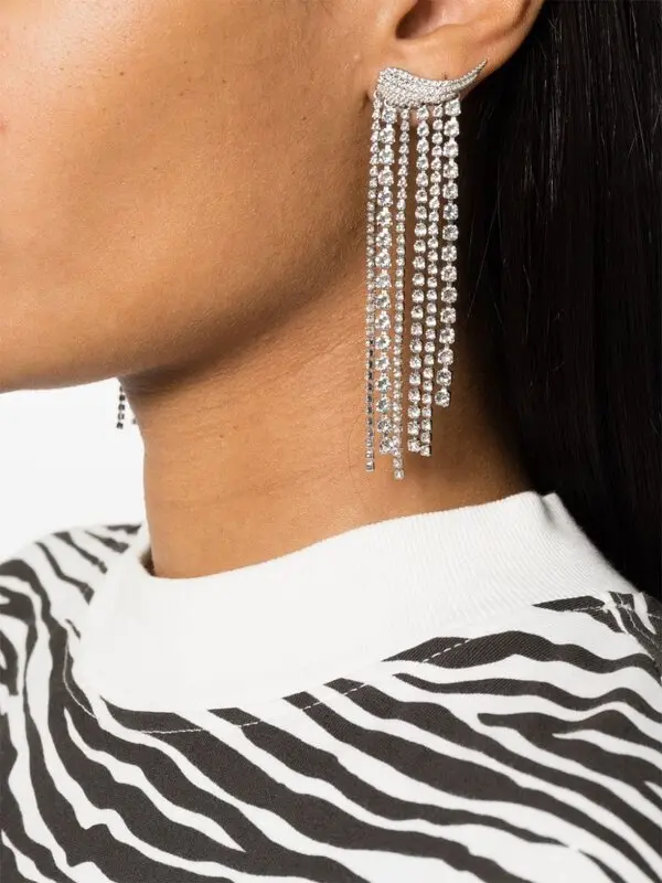 Zadig&Voltaire Rock Node Drop Earrings - Silver