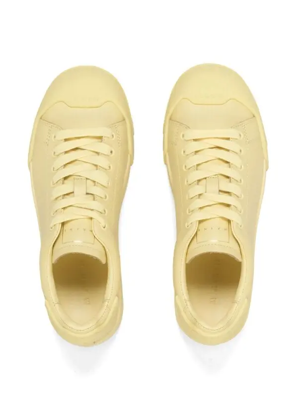 Marni Dada Bumper Leather Sneakers - Yellow