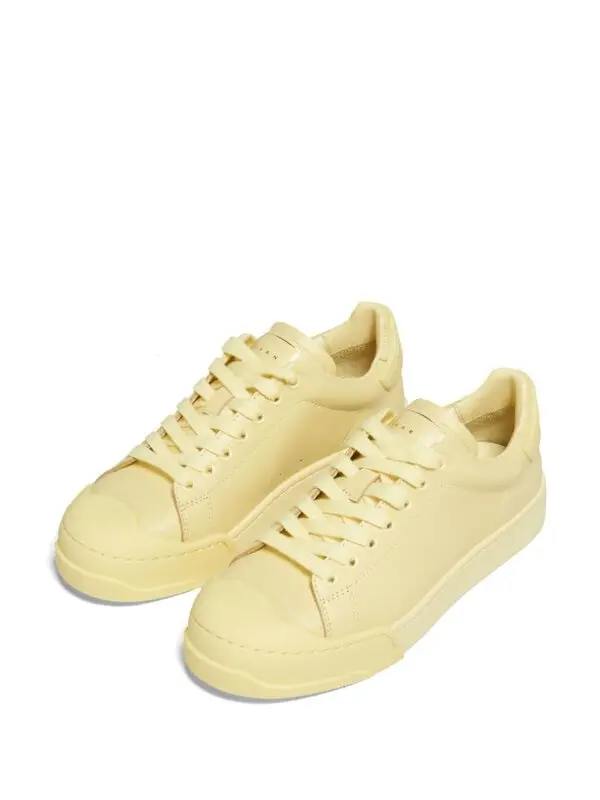 Marni Dada Bumper Leather Sneakers - Yellow