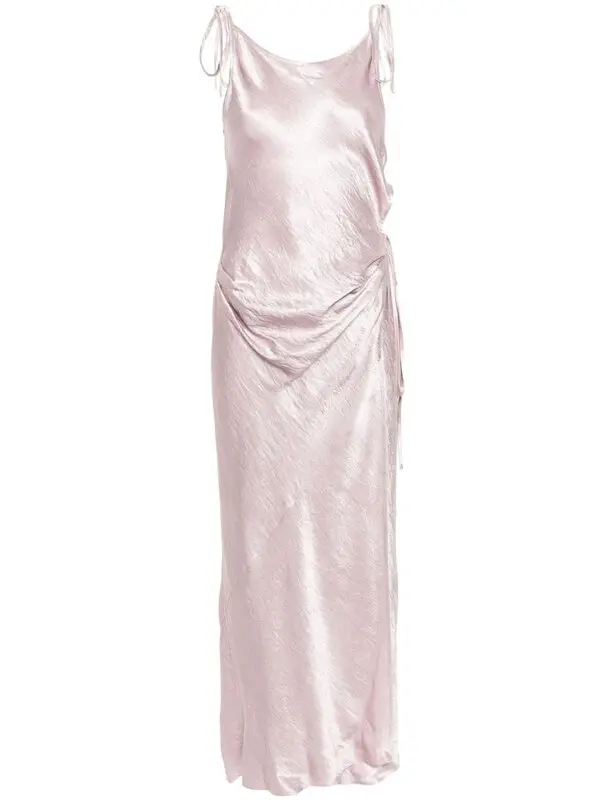 Acne Studios Sleeveless Satin Dress - Pink
