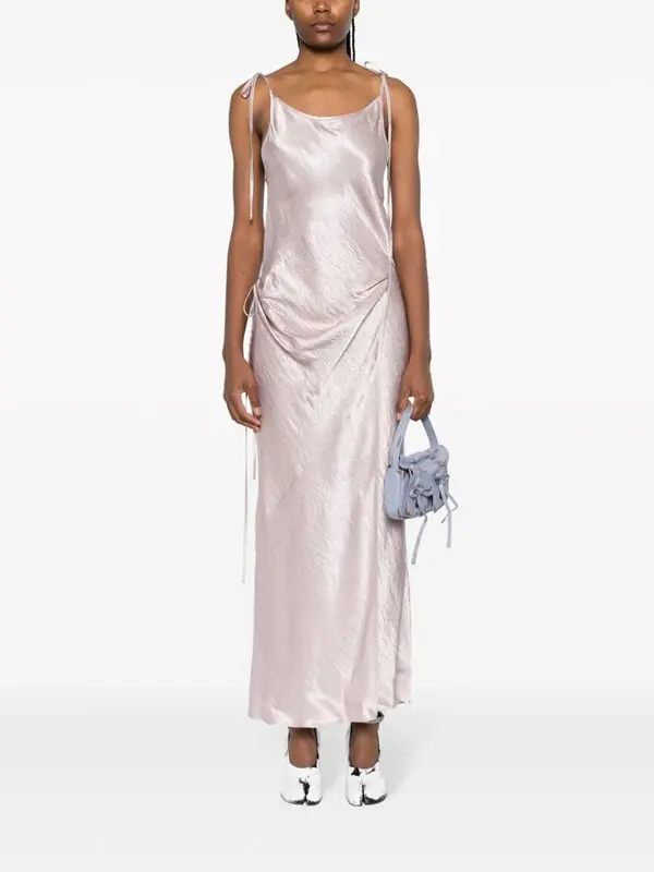 Acne Studios Sleeveless Satin Dress - Pink