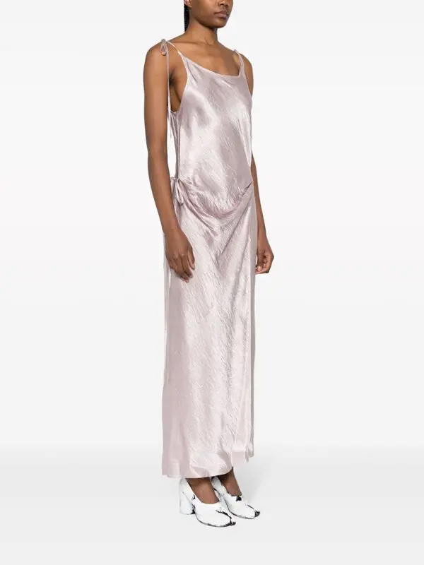 Acne Studios Sleeveless Satin Dress - Pink