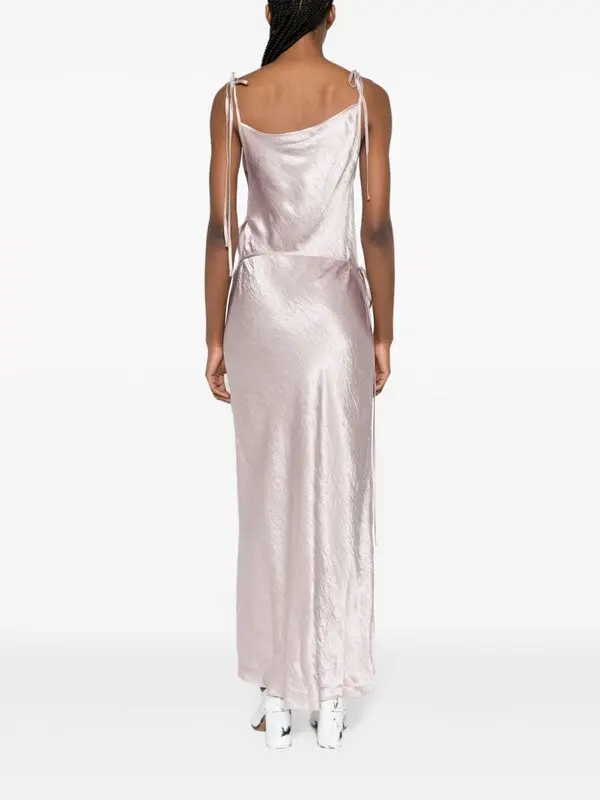 Acne Studios Sleeveless Satin Dress - Pink