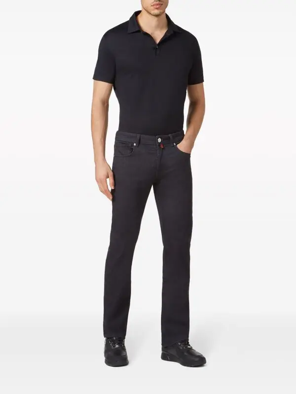 BILLIONAIRE Low-rise Straight-leg Jeans - Blue