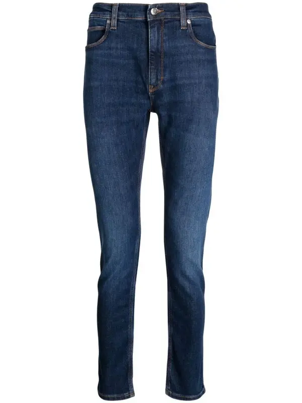Hugo Mid-rise Tapered-leg Jeans