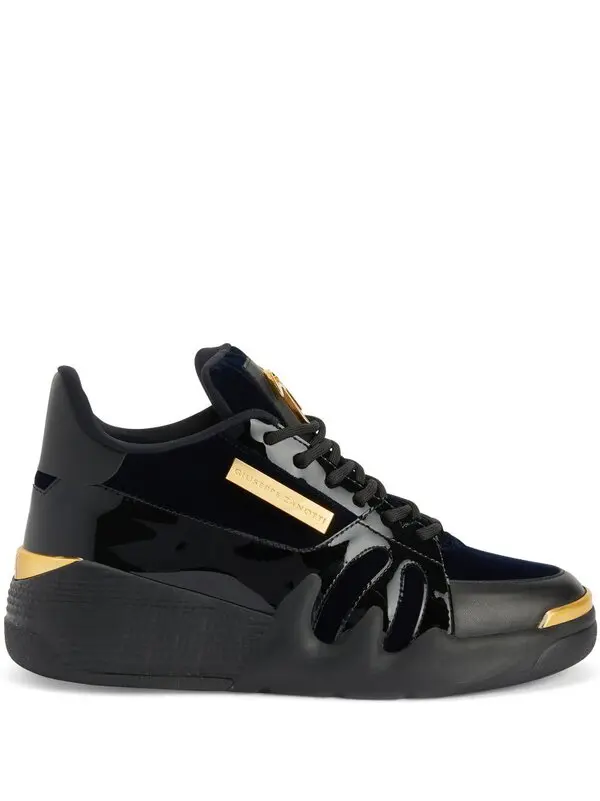 GIUSEPPE ZANOTTI Talon Mid-top Sneakers - Black