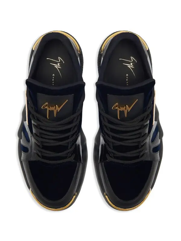 GIUSEPPE ZANOTTI Talon Mid-top Sneakers - Black
