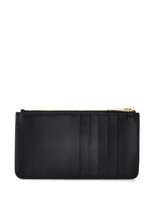 FERRAGAMO Gancini Leather Cardholder - Black