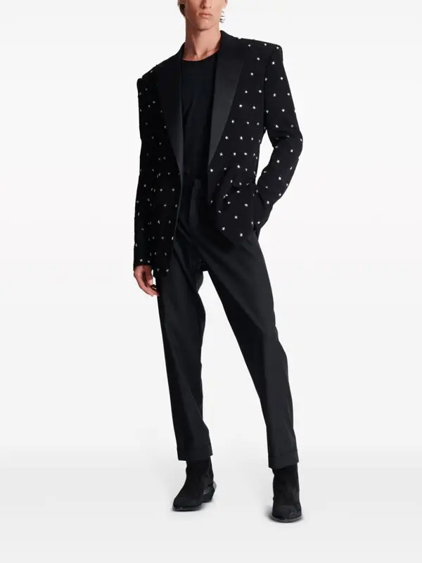 Balmain Stars-embroidered Blazer