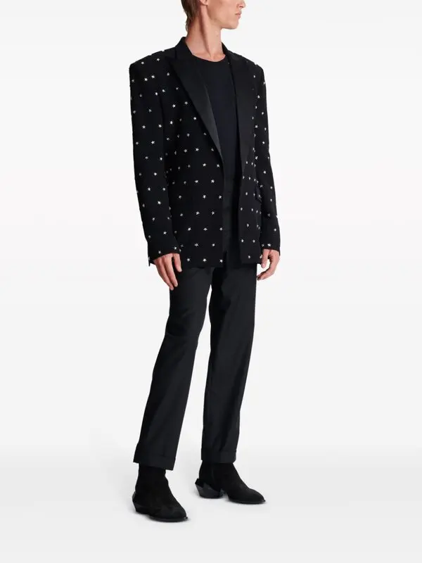 Balmain Stars-embroidered Blazer