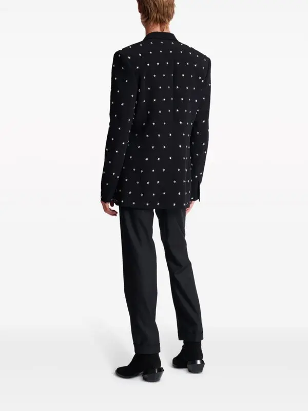 Balmain Stars-embroidered Blazer
