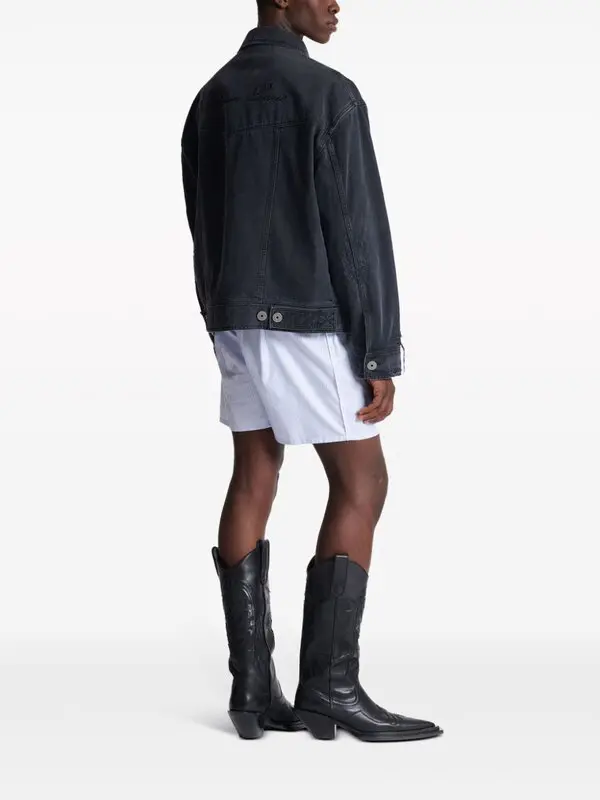 Balmain Ripped-detail Denim Jacket